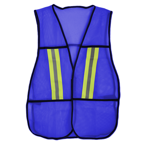 CHALECO MALLA AZUL REFLEJANTE | Gama Consumibles Especiales